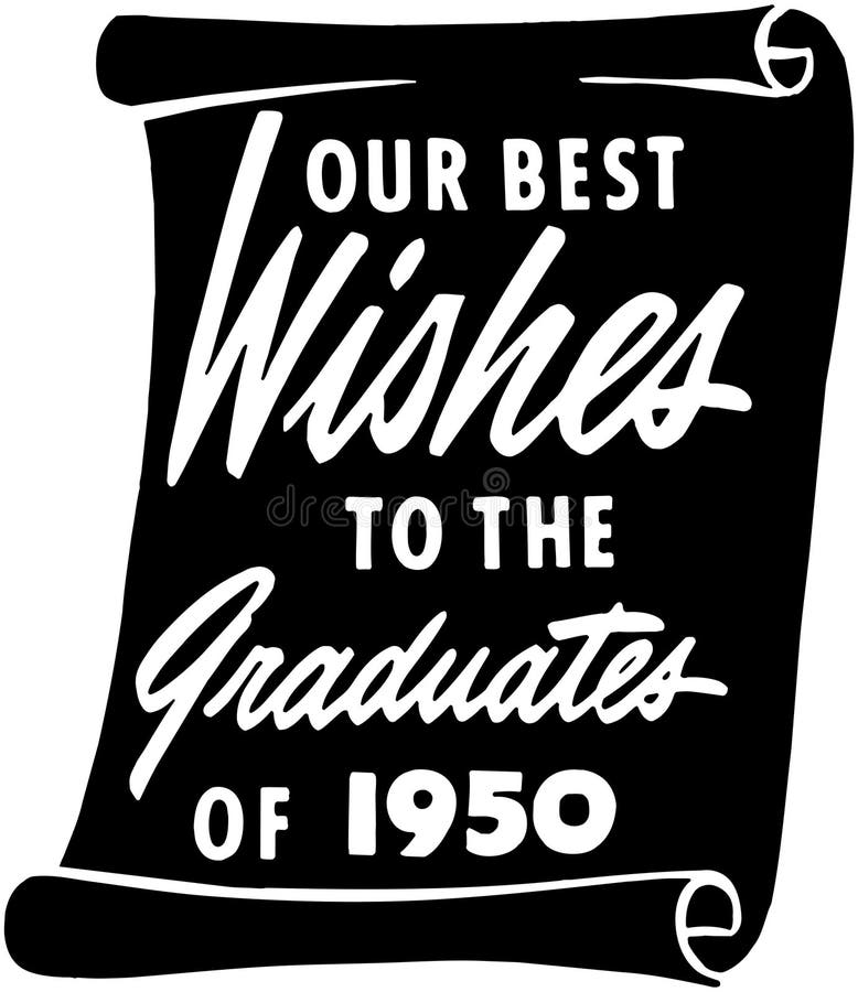 Our Best Wishes stock vector. Illustration of graduates - 42095893