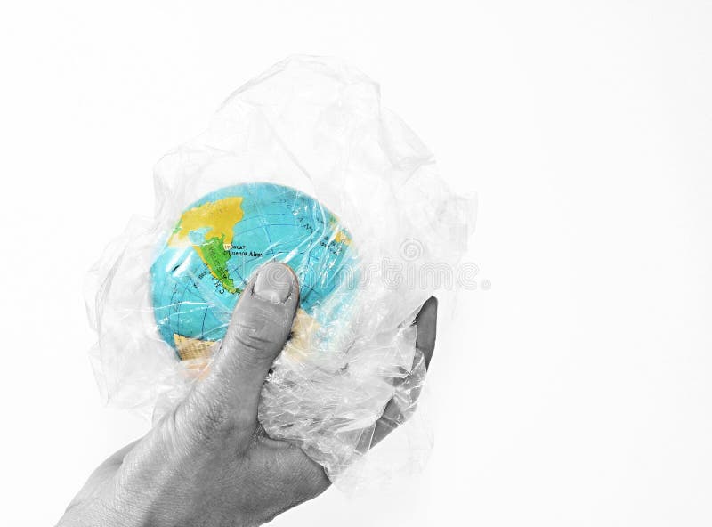 Our Blue Planet Trapped in Plastic Waste Stock Photo Stock Image ...