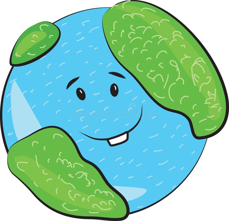 Our Earth for Poster Design Stock Illustration - Illustration of ...