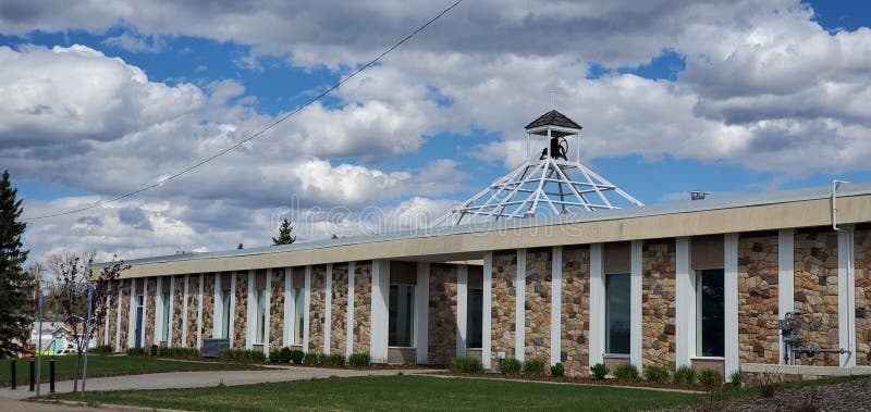 Our Education Building in Beautiful Stony Plain Stock Photo - Image of ...