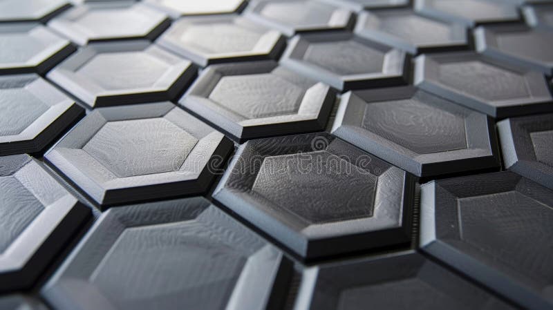Our Final Closeup Showcases a Unique Rubber Flooring with a Raised ...