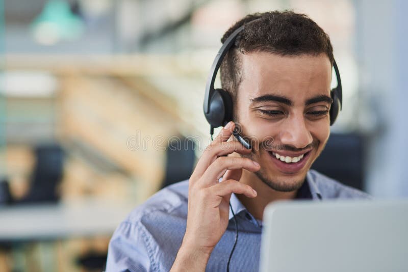 Our Friendly Operators are Waiting for Your Call. a Young Call Centre ...