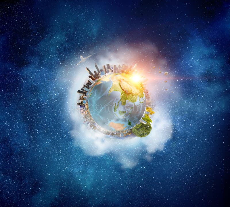 Unique World Map Vector Illustration Design Stock Vector - Illustration ...