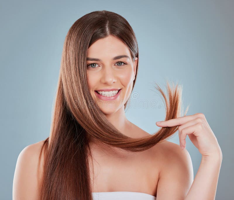 When Our Hair Feels Good You Cant Help but To Feel Good. Studio Shot of ... When Our Hair Feels Good You Cant Help but To Feel Good. Studio Shot of ...