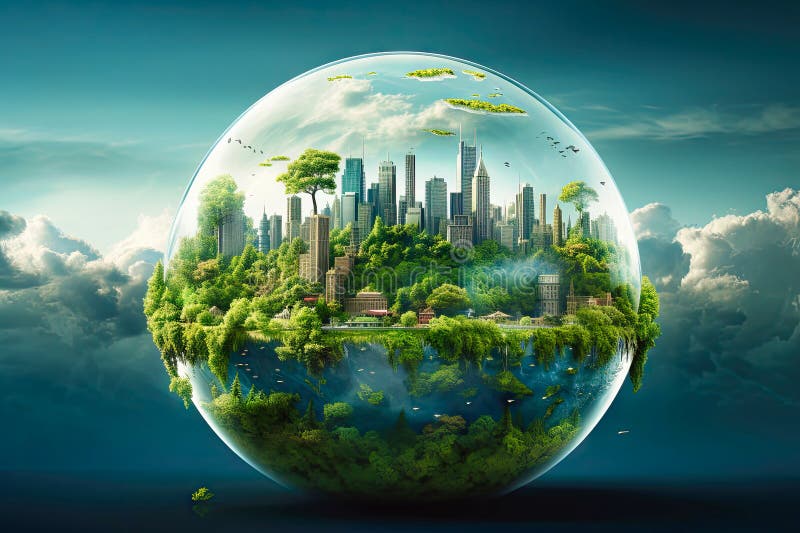 Our Health Planet How Environmental Practices Affect Stock Image ...