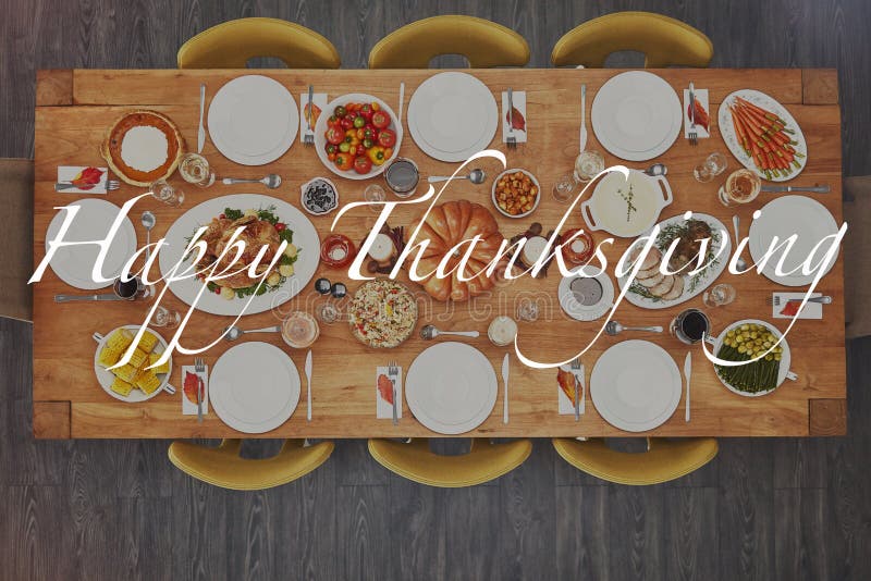 From Our Home To Yours. High Angle Shot of a Dining Table with a Text ...