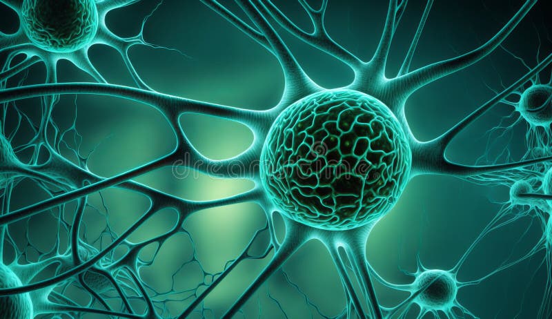 A Maze of Neurons Pattern stock illustration. Illustration of ...