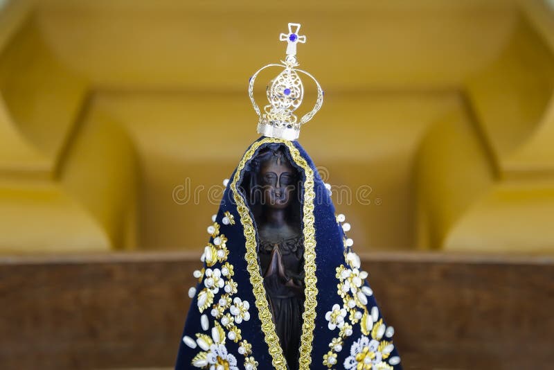 Our Lady of Aparecida Statue of the Image Stock Photo - Image of ...
