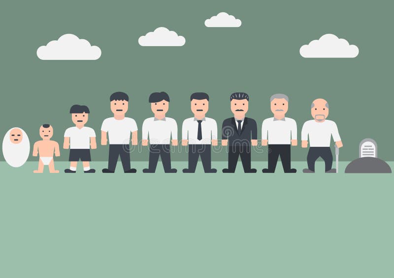All Ages Flat Icon Stock Vector Illustration Of Isolated 83381227