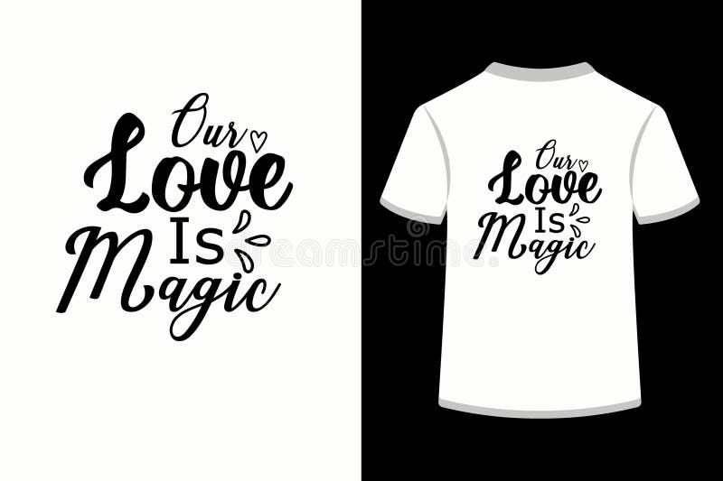 Our love is magic. stock vector. Illustration of logo - 269693125