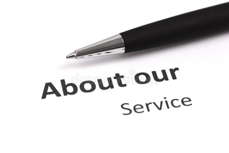 About our service stock photo. Image of site, form, business - 29327548