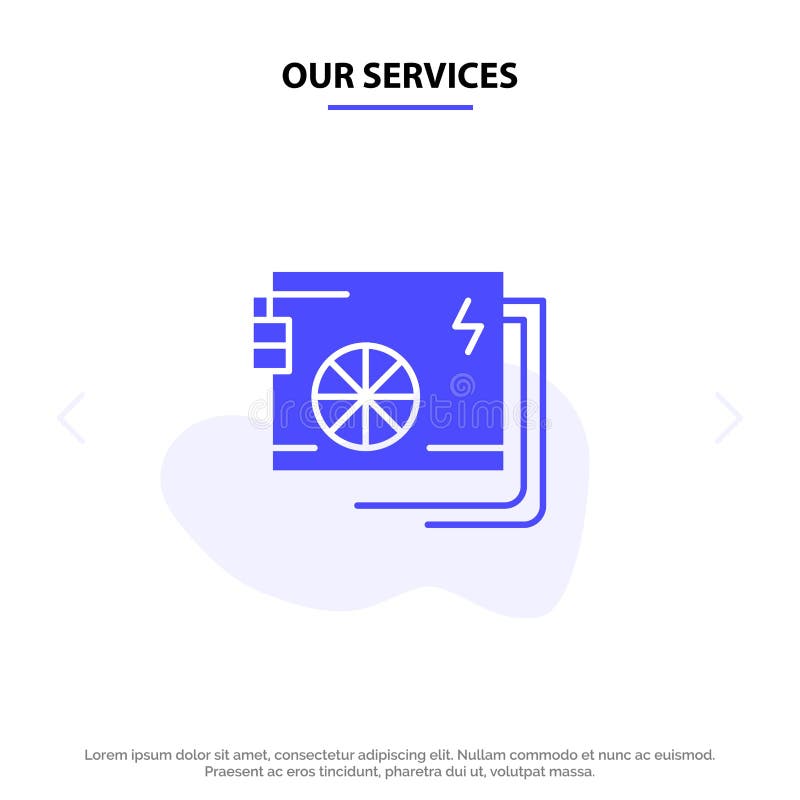 Our Services Ac, Computer, Part, Power, Supply Solid Glyph Icon Web ...