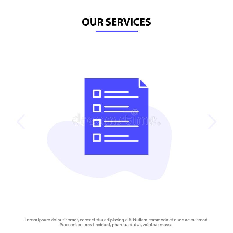 Our Services List Stock Illustrations – 51 Our Services List Stock ...