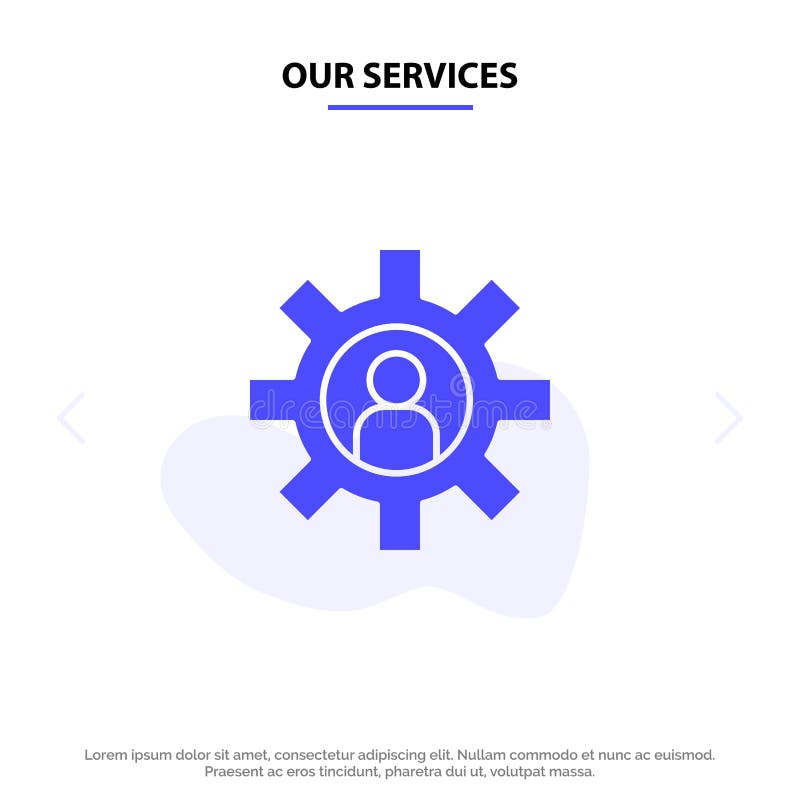 Our Services Customer Support, Employee, Service, Support Solid Glyph ...