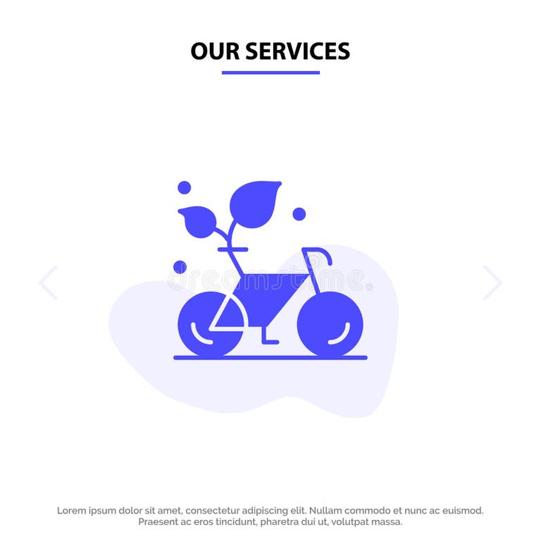 Our Services Cycle, Eco, Friendly, Plant, Environment Solid Glyph Icon ...