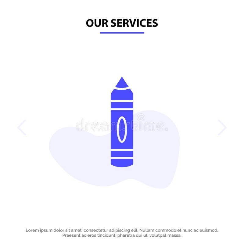Our Services Drawing, Education, Pencil, Sketch Solid Glyph Icon Web ...