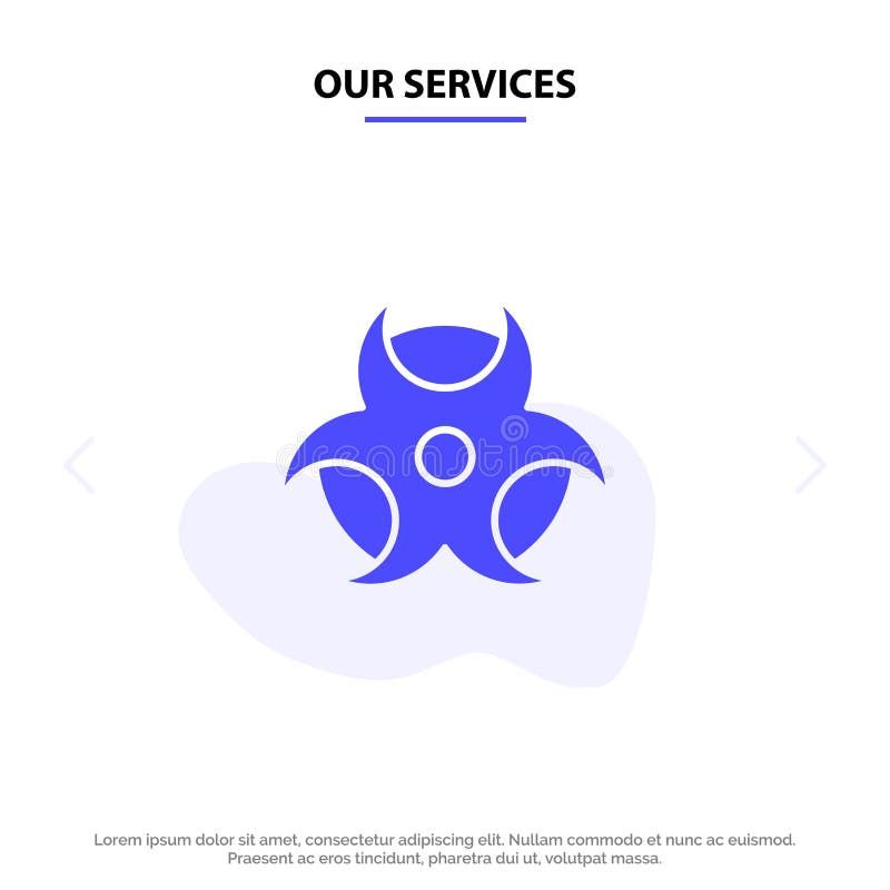 Our Services Education, Physic, Science Solid Glyph Icon Web Card ...