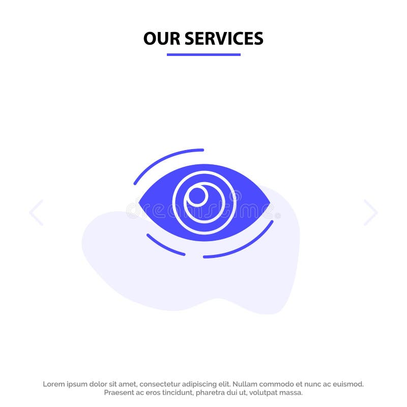 Our Services Eye, Find, Look, Looking, Search, See, View Solid Glyph ...