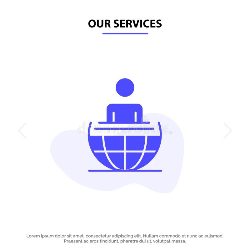 Global Process, Business, International, Modern Blue Business Logo and ...