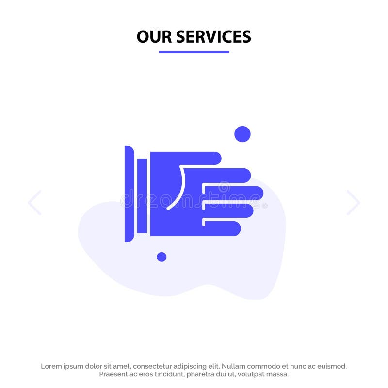 Our Services Hand, Handshake, Agreement, Office Solid Glyph Icon Web ...