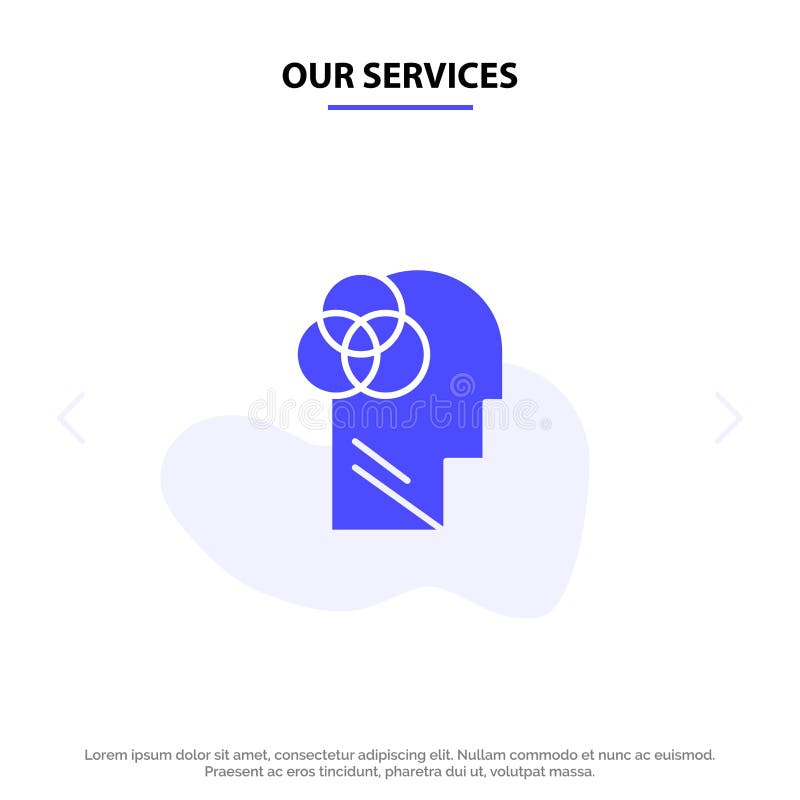 Our Services Human Intelligence, Human, Intelligent, Head Solid Glyph ...