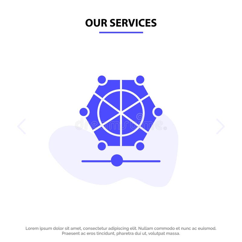 Our Services Machine, Learning, Language, Data Solid Glyph Icon Web ...