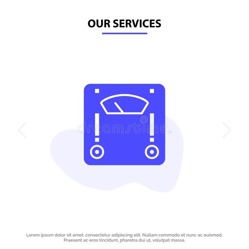 Our Services Machine, Scale, Weighing, Weight Solid Glyph Icon Web Card ...