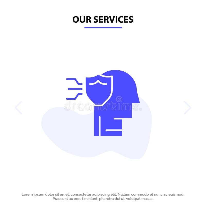 Our Services Personal, Protection, Security, Shield Solid Glyph Icon ...