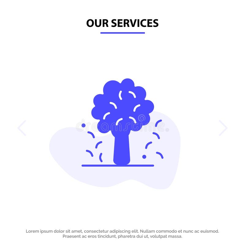 Our Services Tree, Apple, Apple Tree, Nature, Spring Solid Glyph Icon ...