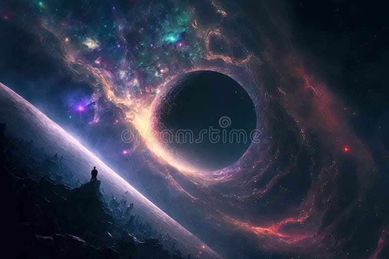 Our unique universe stock illustration. Illustration of cosmos - 272584644