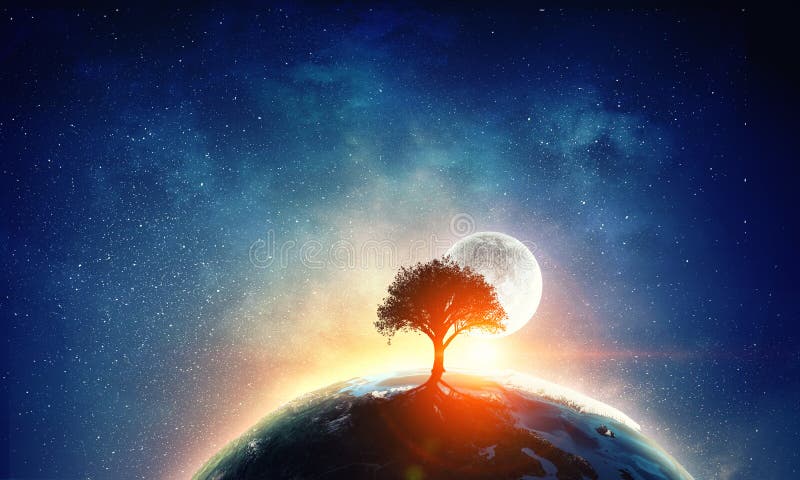 Our unique universe stock image. Image of orbit, world - 97435817