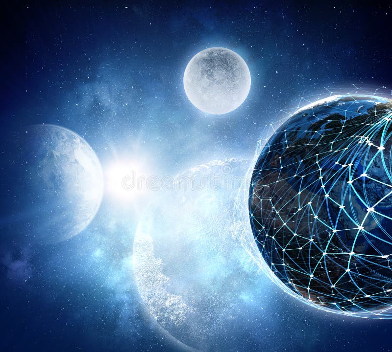 Our unique universe stock photo. Image of planet, global - 94901296