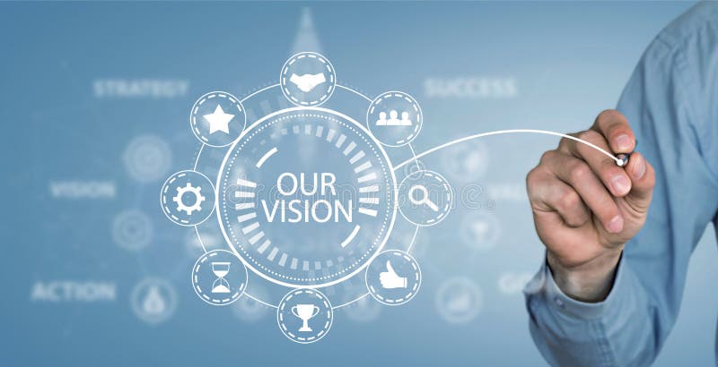 Our Vision Concept. Business. Technology Stock Illustration ...