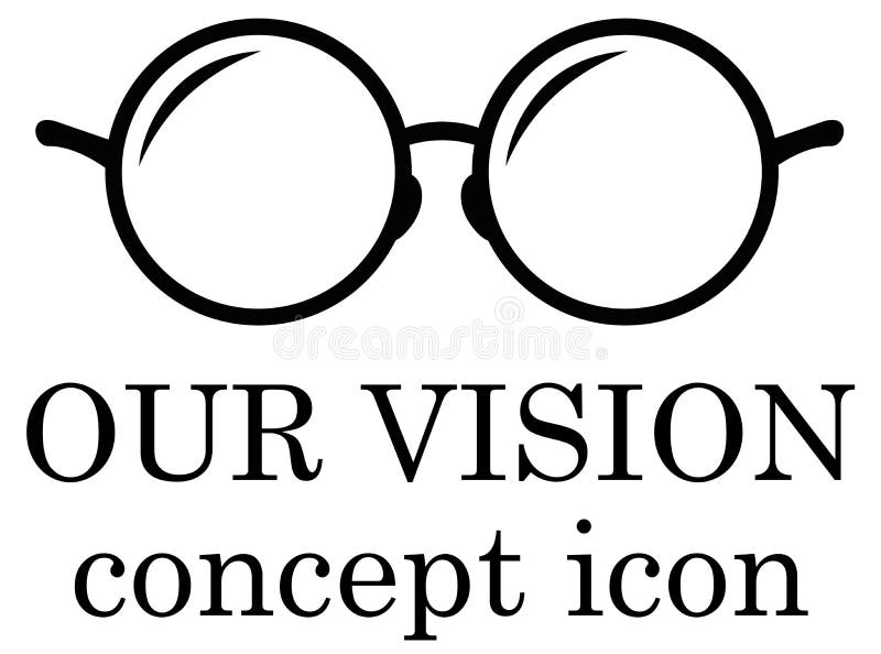 Our vision icon stock illustration. Illustration of design - 58855573