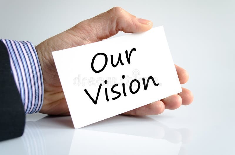 Our vision text concept stock image. Image of decisions - 88511171