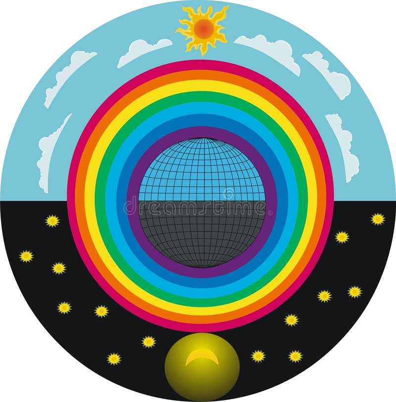 Our world stock vector. Illustration of seven, symbol - 13534427