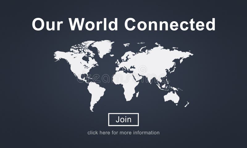 Our World Connected Social Networking Interconnection Concept Stock ...