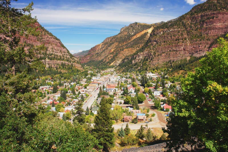 Ouray, Colorado stock photo. Image of colorado, town - 41389106