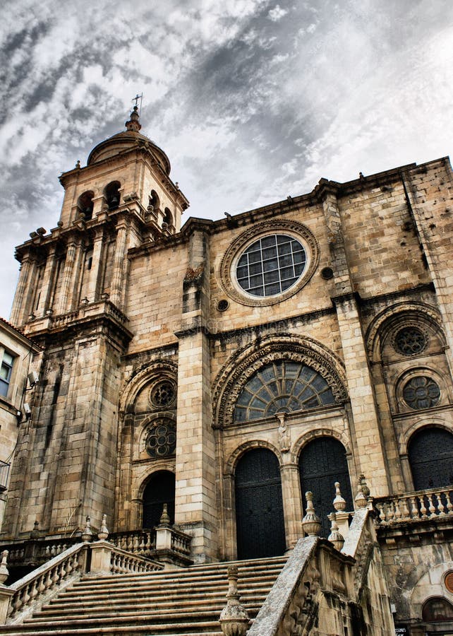 Ourense cathedral stock photo. Image of middle, history - 17337508