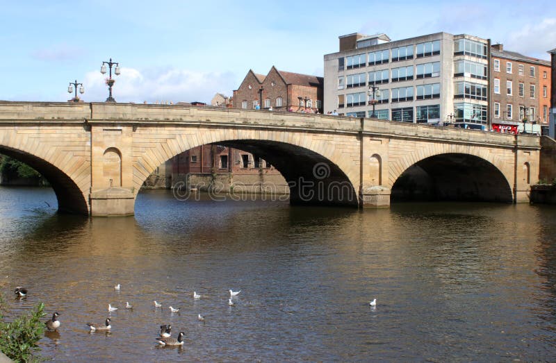 Ouse Bridge, River Ouse, York City Centre, England Editorial Stock ...