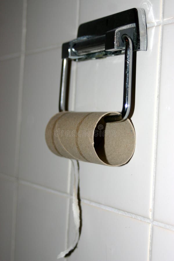 Out of toilet paper stock image. Image of forgotten, metaphor - 7743851