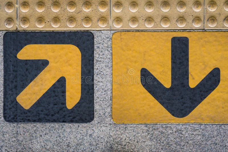 In and out arrows sign stock image. Image of railway - 50712913