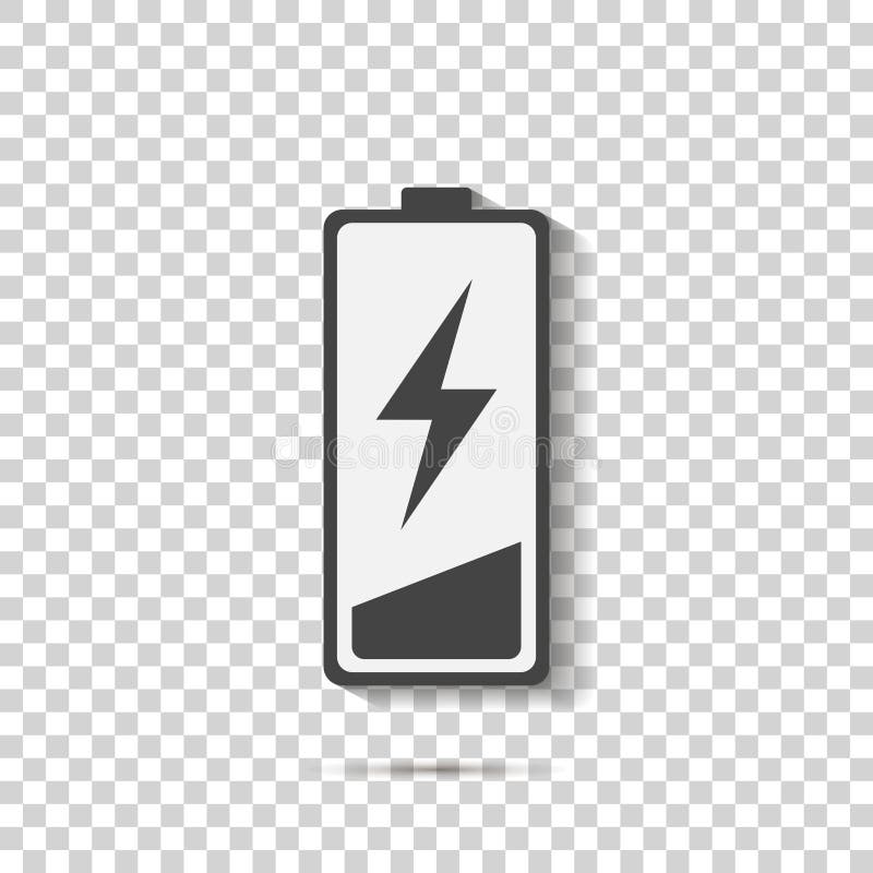 Out of Battery Charge Vector Icon. Low Battery Stock Vector ...