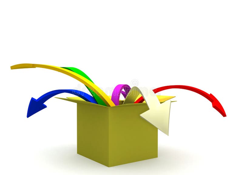 Out Box Arrow Stock Illustrations – 889 Out Box Arrow Stock ...