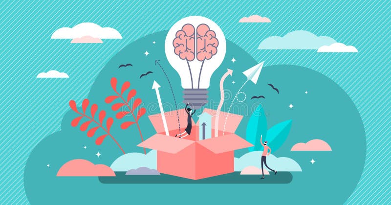 Human Head Brain Arrows Bulb Success Stock Illustrations – 30 Human ...