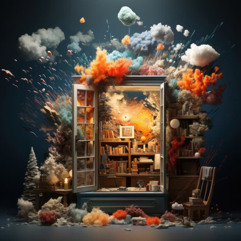 Out of the Box Thinking Colorful Metaphor of a Concept Way To Look at ...