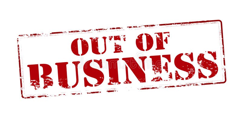 Out of business stock illustration. Illustration of grunge - 92112377
