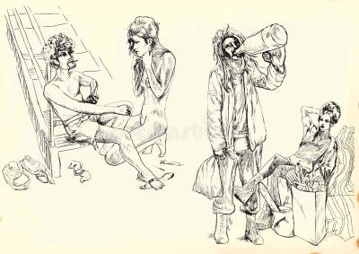 Out of control stock vector. Illustration of girl, couple - 28380150