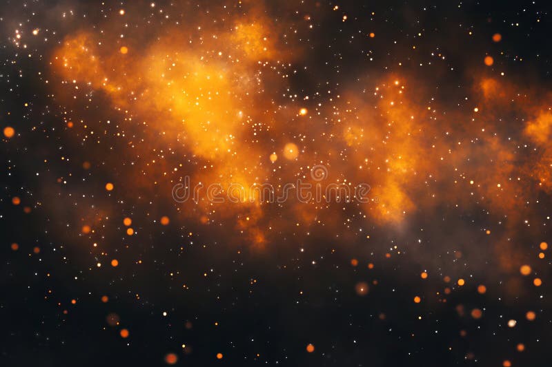 An Out-of-focus Backdrop of Glittering Abstract Lights Featuring a ...