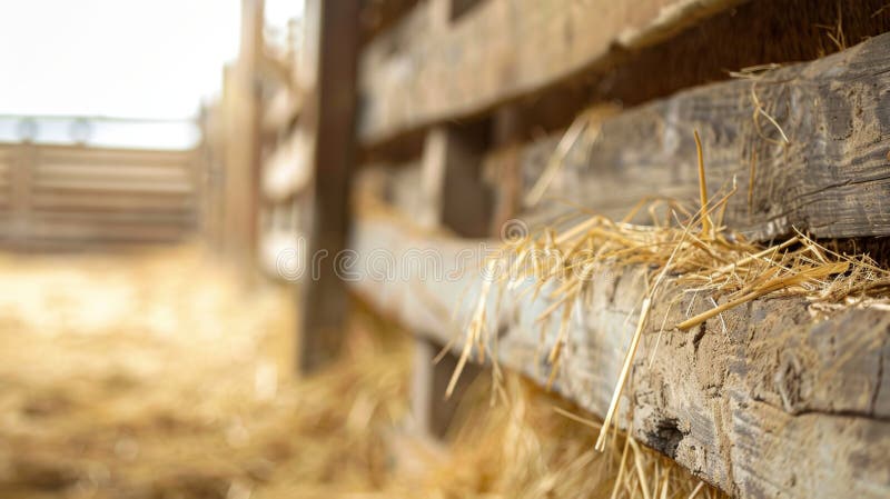 Out of Focus Stable with Horses in the Background and a Soft Country ...